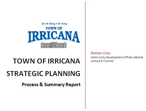 Strategic Plan 2018-2021 - Town of Irricana