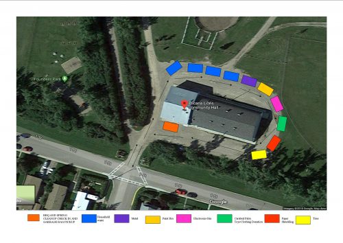 map of bin location - Town of Irricana