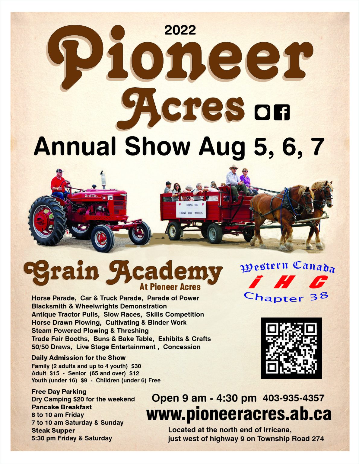 Pioneer Acres Poster - Town of Irricana