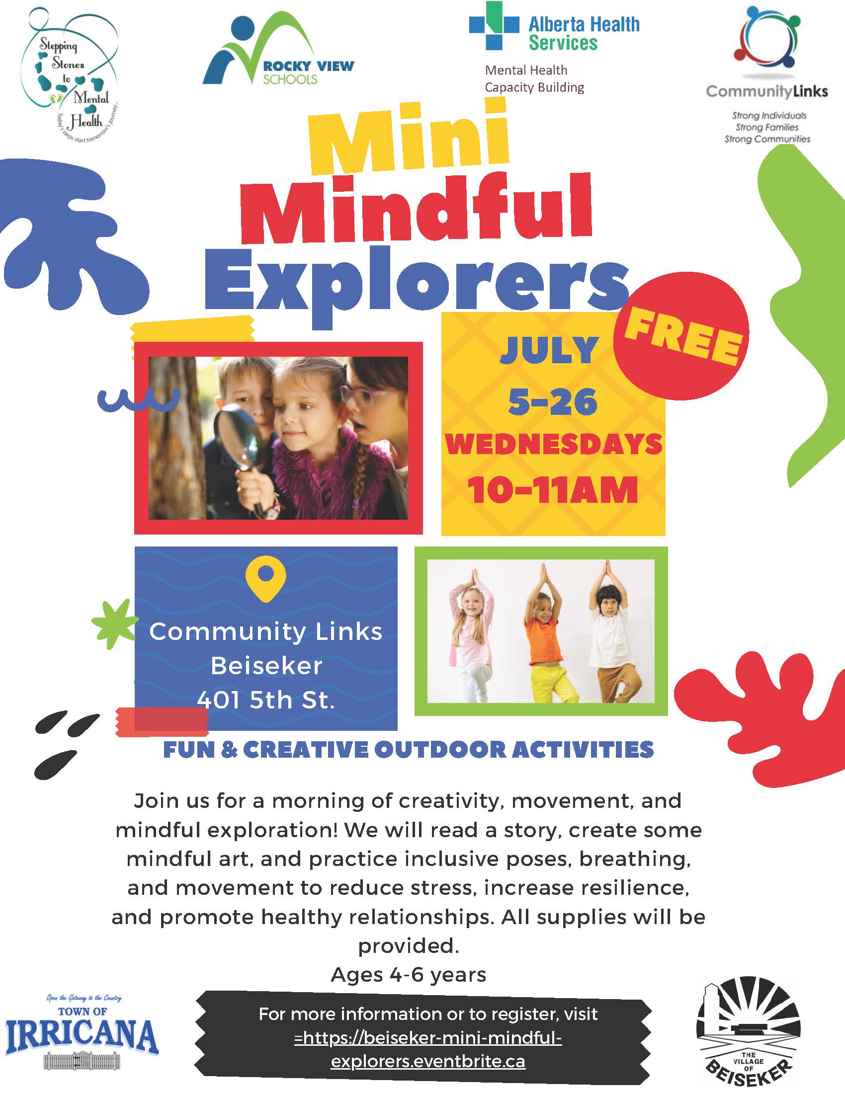 Mini Mindful Explorers - Town of Irricana