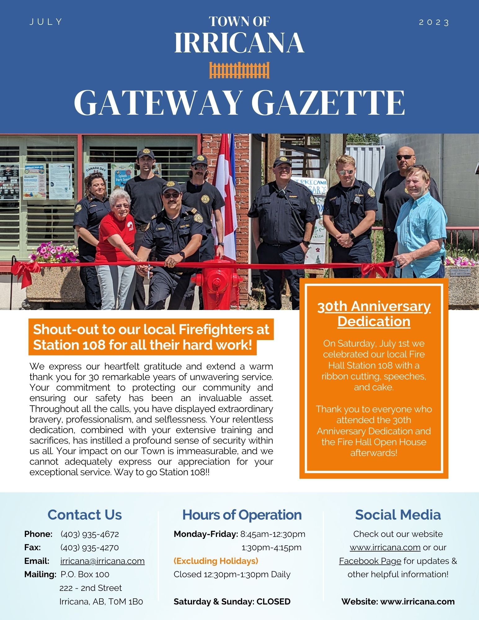 Home - Town of Irricana