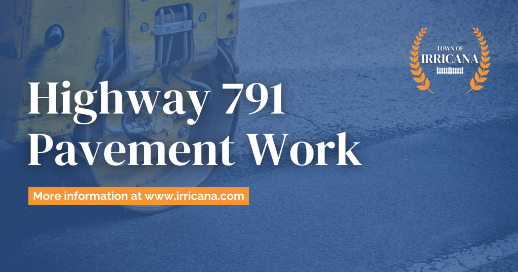 Highway 791 Pavement Work - Town of Irricana