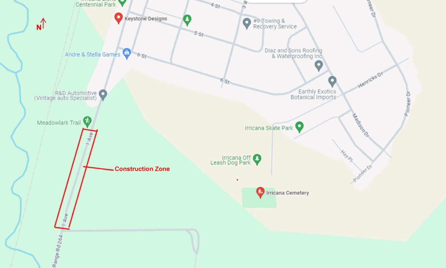 Road-Maintenance-Map-June-6-2024 - Town of Irricana