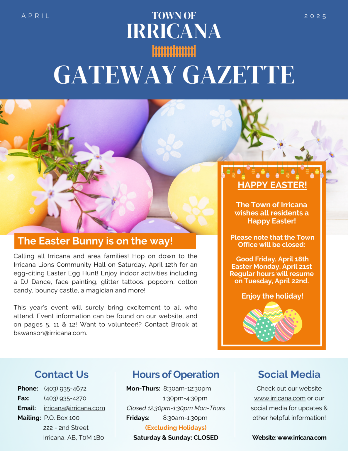 Home - Town of Irricana