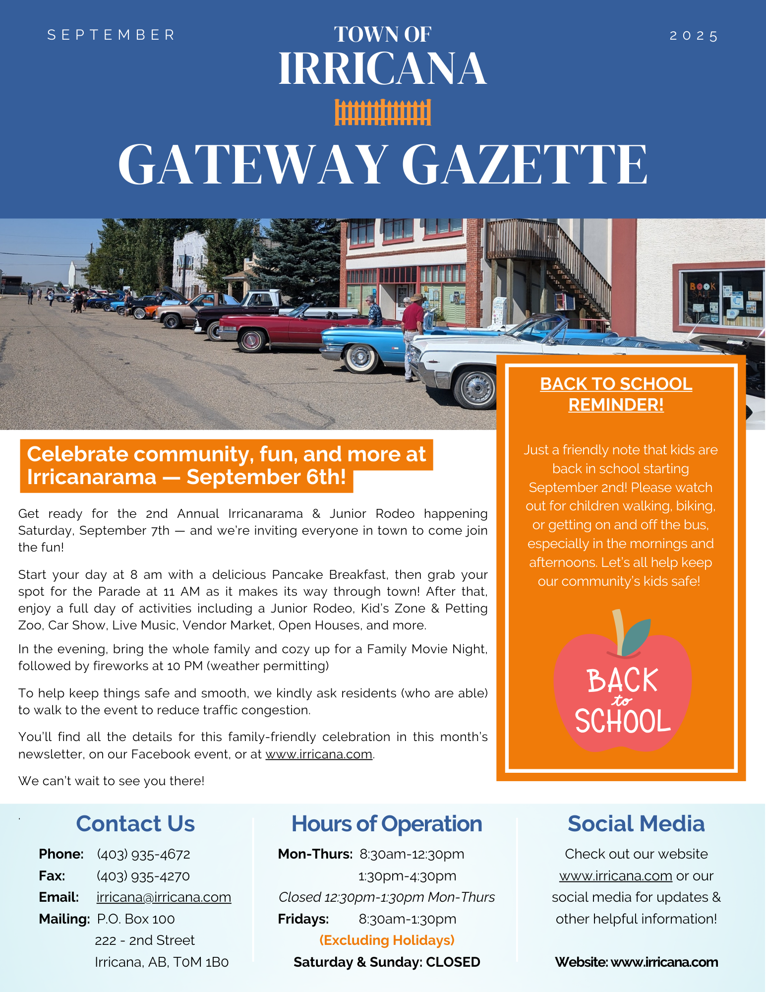 Home - Town of Irricana